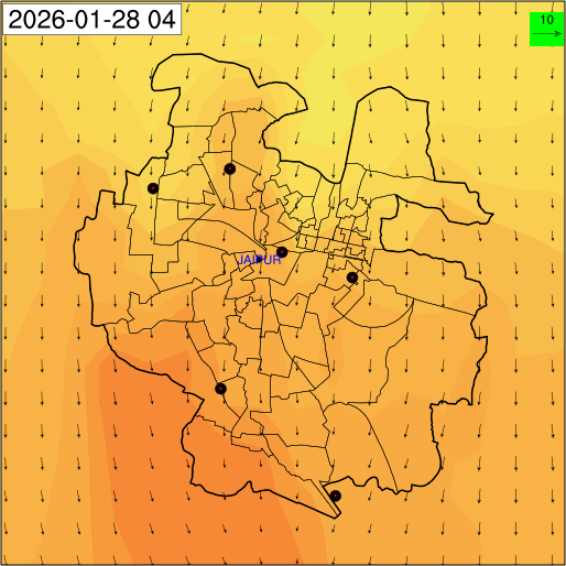 Jaipur - Air Quality Early Warning System, Project by Indian Institute of Tropical Meteorology ...